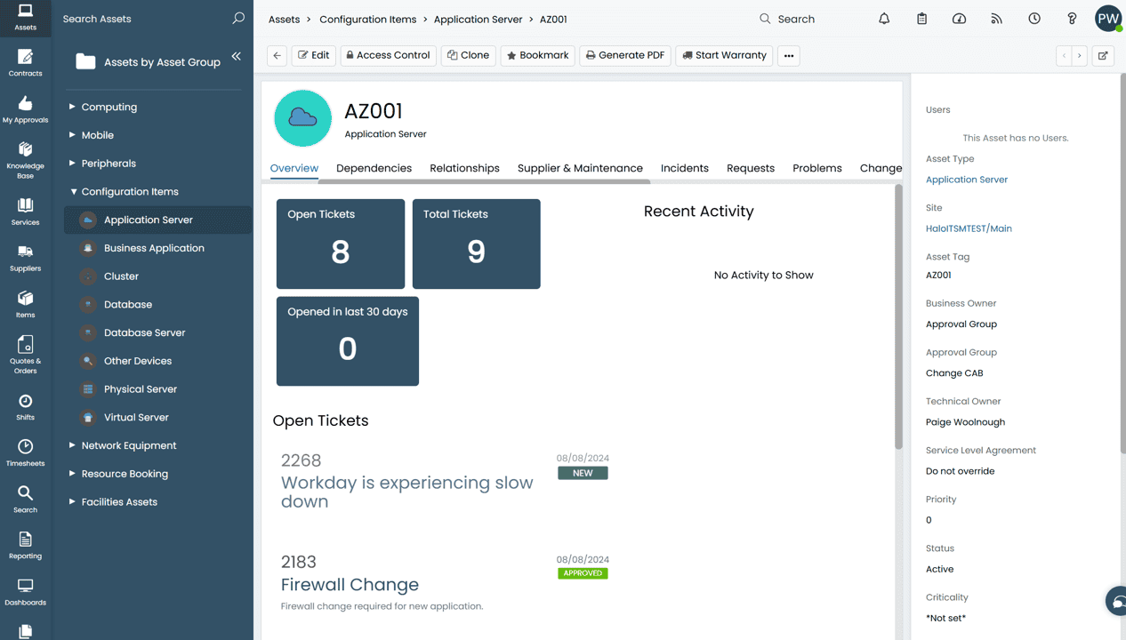 Asset Management | HALO