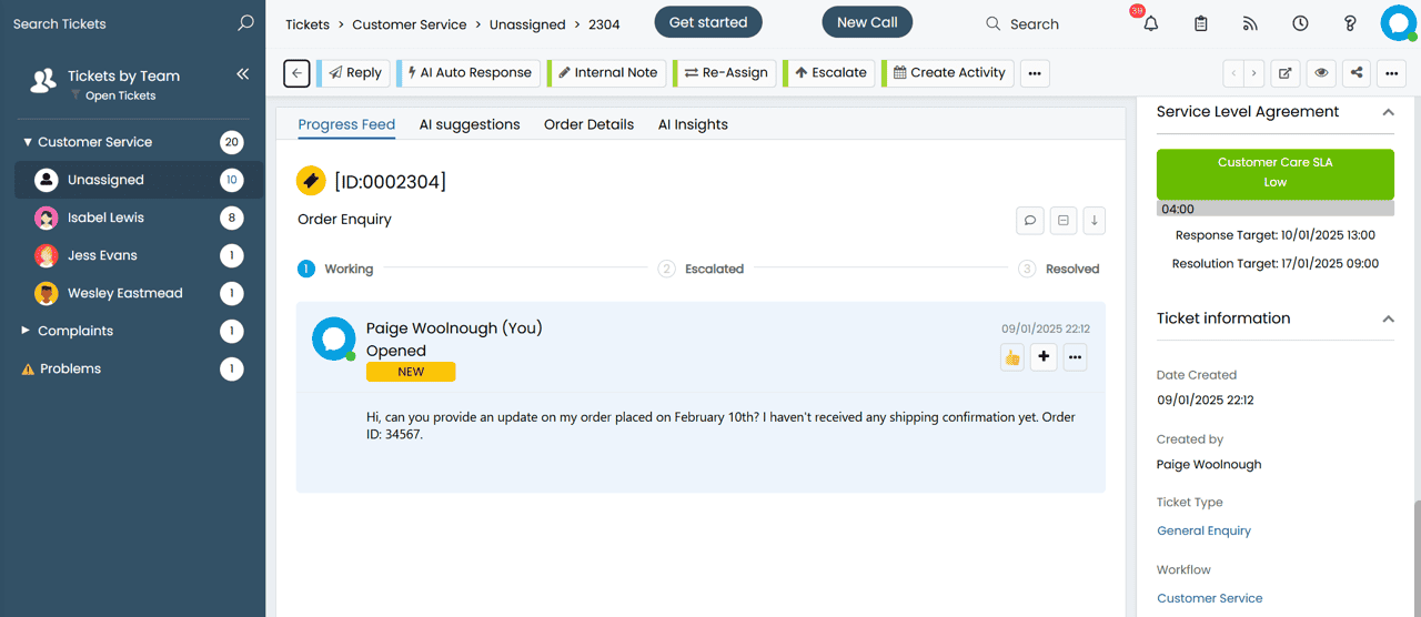 Customer Service Management | HALO